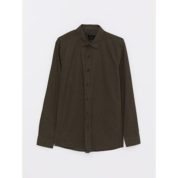 LCW CASUAL Regular Fit Uzun Kollu Poplin Erkek Gömlek