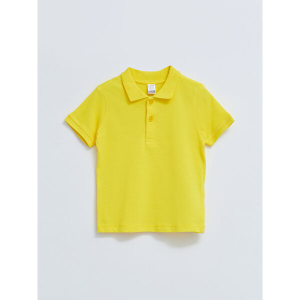 Polo Yaka Kısa Kollu Basic Erkek Bebek Tişört Polo Yaka Kısa Kollu Basic Erkek Bebek Tişört