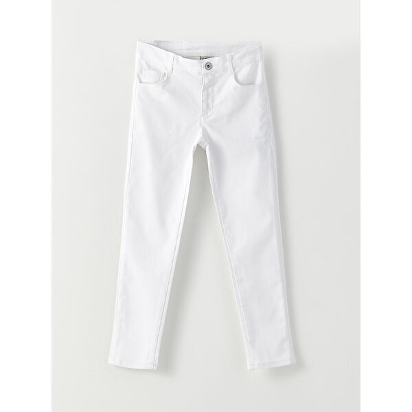 Super Skinny Fit Basic Gabardin Erkek Çocuk Pantolon Super Skinny Fit Basic Gabardin Erkek Çocuk Pantolon