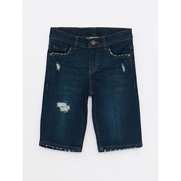 Yırtık Detaylı Erkek Çocuk Jean Roller