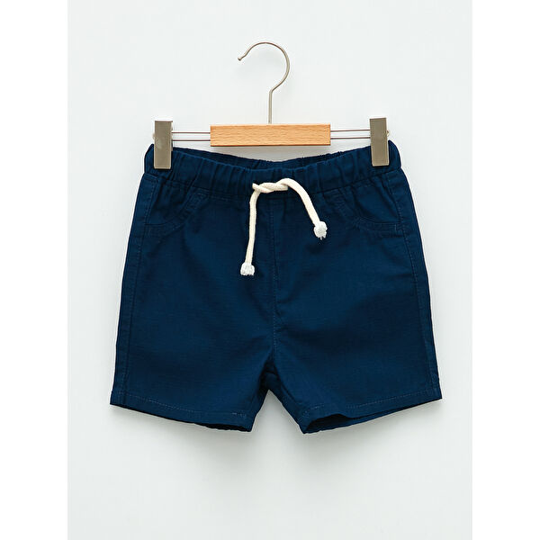 Beli Lastikli Basic Erkek Bebek Gabardin Şort Beli Lastikli Basic Erkek Bebek Gabardin Şort