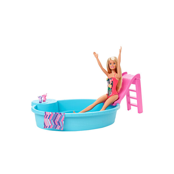 Mattel Barbie Ve Eğlenceli Havuzu Mattel Barbie Ve Eğlenceli Havuzu