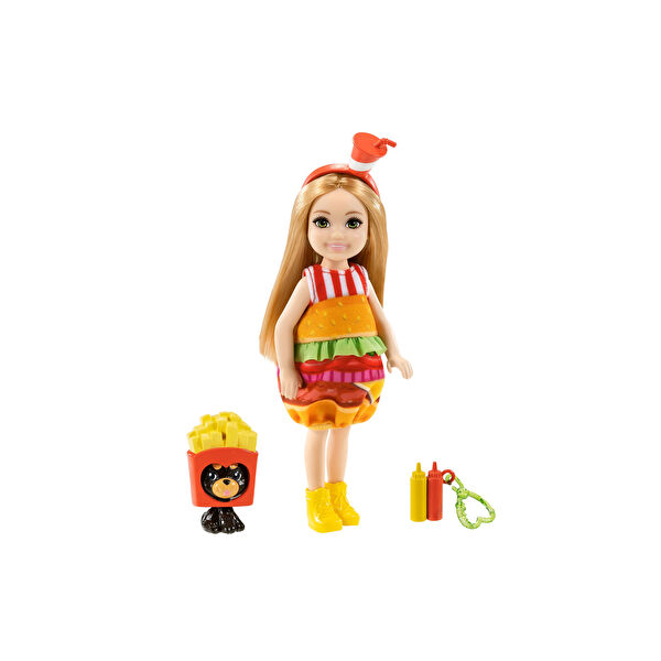 Mattel Chelsea Donut Kostümlü Bebek Seti Mattel Chelsea Donut Kostümlü Bebek Seti