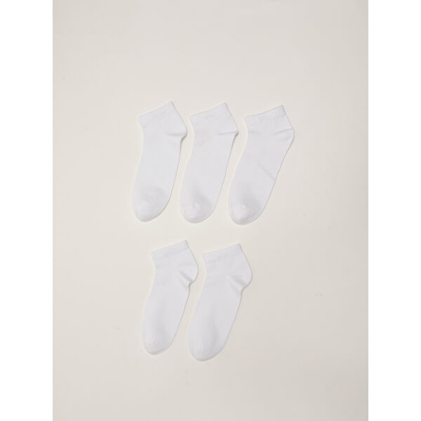 Düz Erkek Patik Çorap 5'li