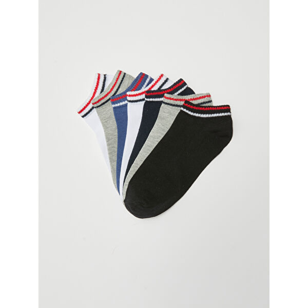 Çizgili Erkek Patik Çorap 7'li
