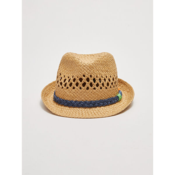 Erkek Çocuk Hasır Fötr Şapka