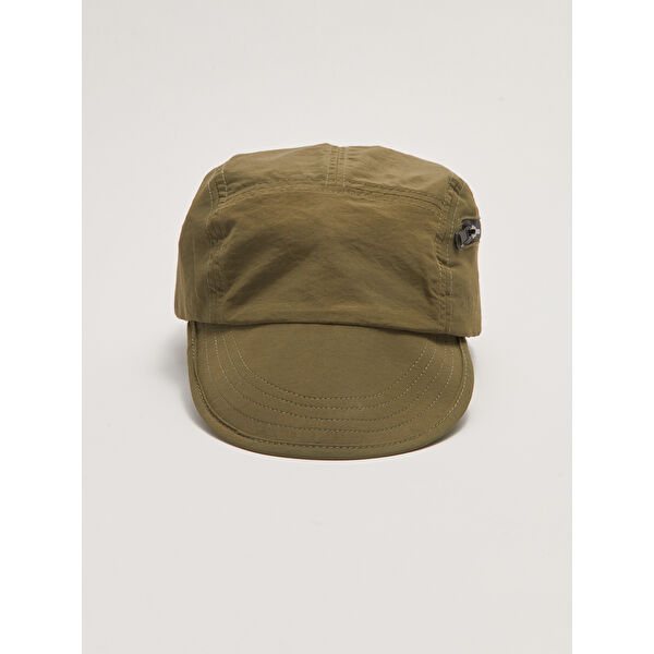 Fermuar Detaylı Katlanabilir Erkek Kep Şapka