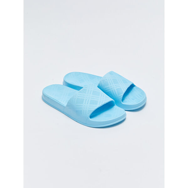 Baskılı Tek Bantlı Kadın Terlik