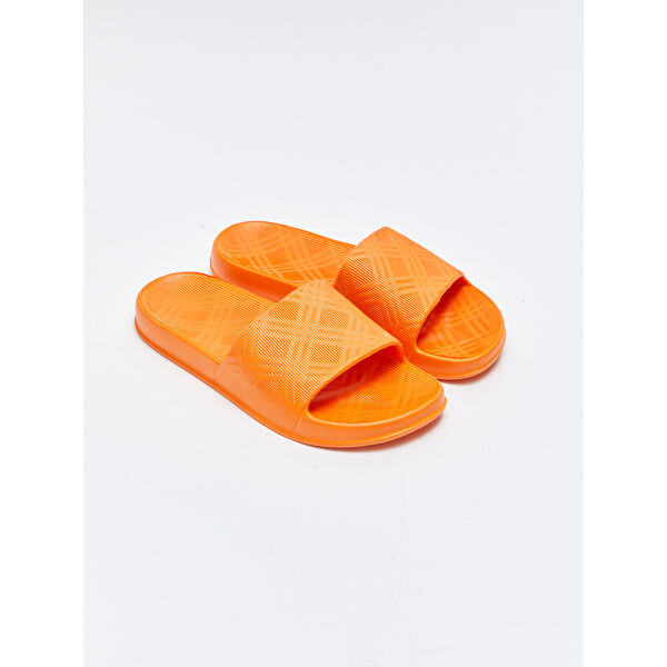 Baskılı Tek Bantlı Kadın Terlik