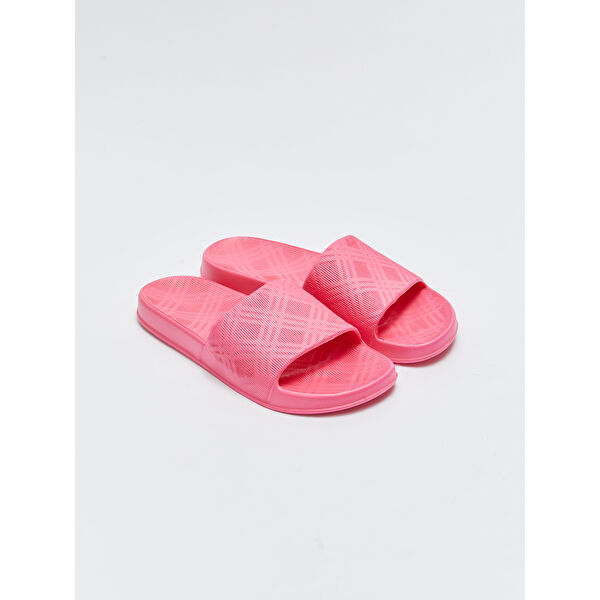 Baskılı Tek Bantlı Kadın Terlik