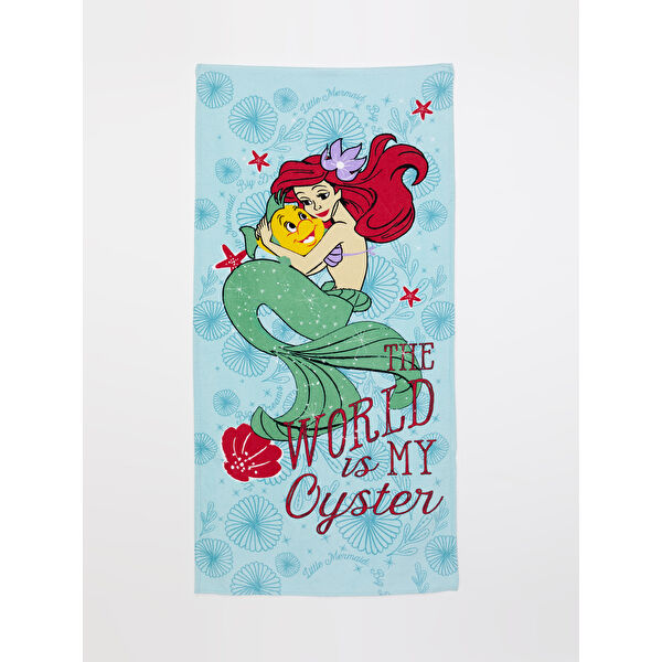 Princess Lisanslı Kız Çocuk Kadife Plaj Havlusu