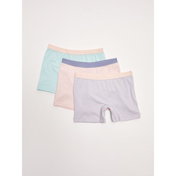 Basic Pamuklu Kız Çocuk Boxer 3'lü Basic Pamuklu Kız Çocuk Boxer 3'lü