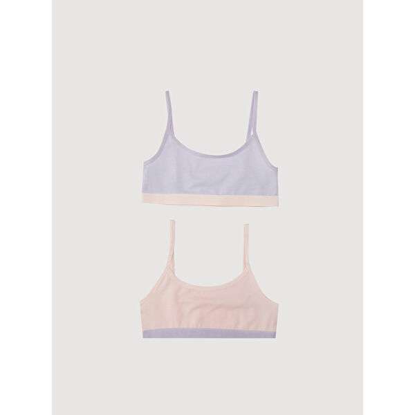 Basic Pamuklu Kız Çocuk Büstiyer 2'li