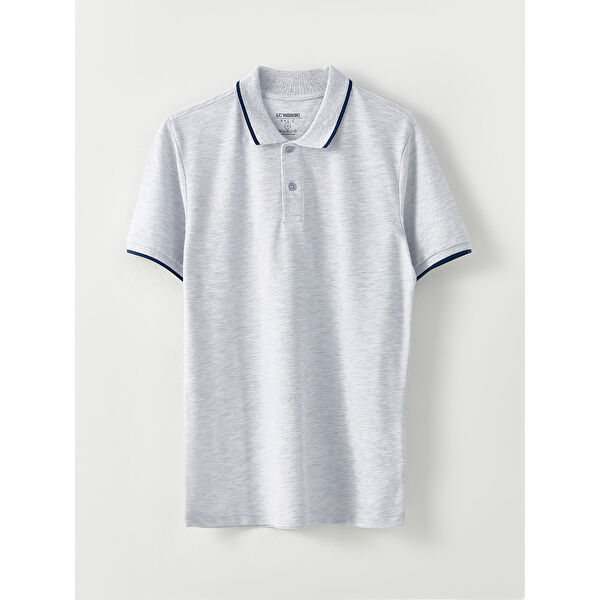 Polo Yaka Kısa Kollu Pike Erkek Tişört