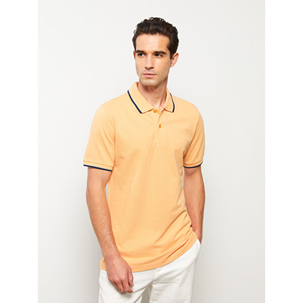 Polo Yaka Kısa Kollu Pike Erkek Tişört