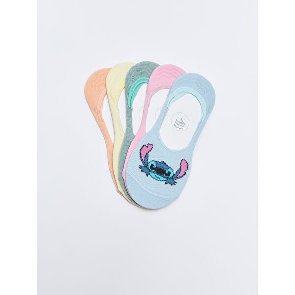 LCW DREAM Disney Baskılı Kadın Babet Çorap 5'li