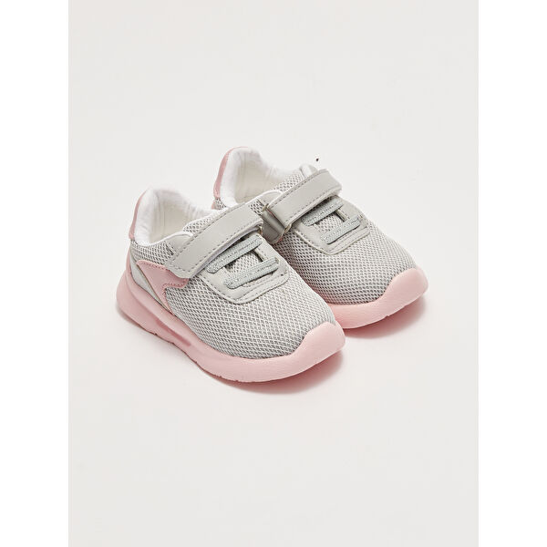 Pamuk Astarlı Renk Bloklu Kız Bebek Aktif Spor Ayakkabı Pamuk Astarlı Renk Bloklu Kız Bebek Aktif Spor Ayakkabı