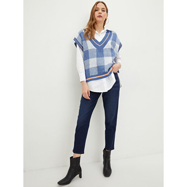 LCW BASIC Skinny Fit Cep Detaylı Kadın Rodeo Jean Pantolon