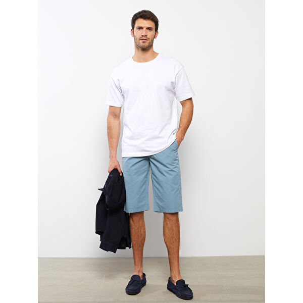 LCW BASIC Geniş Kalıp Bermuda Erkek Şort LCW BASIC Geniş Kalıp Bermuda Erkek Şort