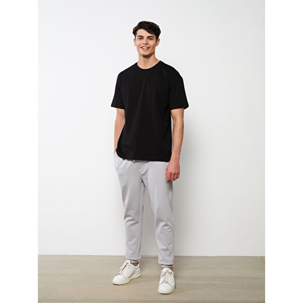 LCW BASIC Oversize Bisiklet Yaka Kısa Kollu Penye Erkek Tişört LCW BASIC Oversize Bisiklet Yaka Kısa Kollu Penye Erkek Tişört