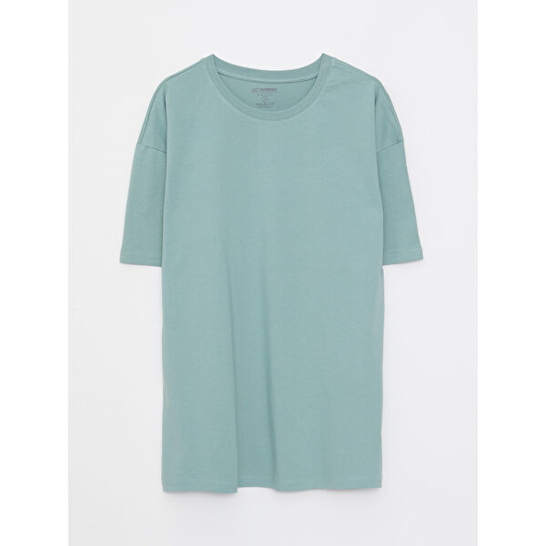 LCW BASIC Oversize Bisiklet Yaka Kısa Kollu Penye Erkek Tişört LCW BASIC Oversize Bisiklet Yaka Kısa Kollu Penye Erkek Tişört