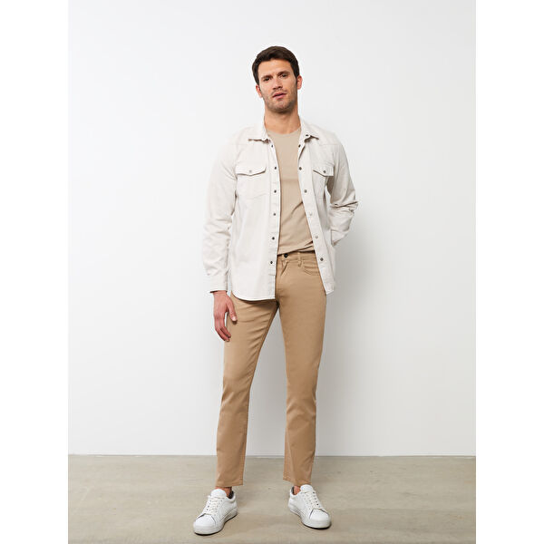 Slim Fit Gabardin Erkek Chino Pantolon Slim Fit Gabardin Erkek Chino Pantolon