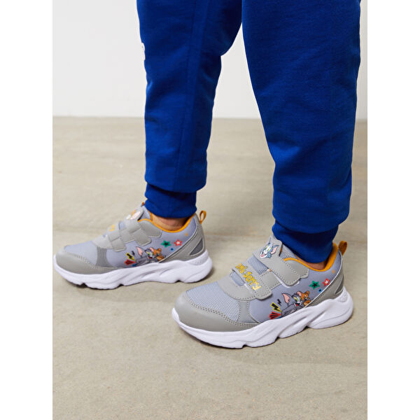 Tom&Jerry Lisanslı Cırt Cırtlı Erkek Çocuk Spor Ayakkabı