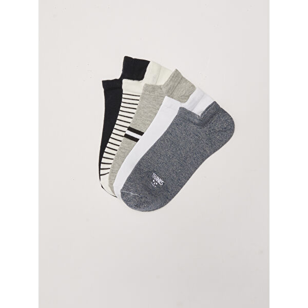 Çizgili Erkek Patik Çorap 5'li