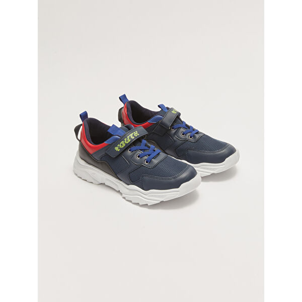 Baskılı Kalın Taban Erkek Çocuk Spor Ayakkabı