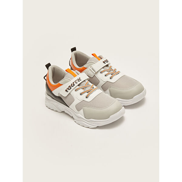 Baskılı Kalın Taban Erkek Çocuk Spor Ayakkabı