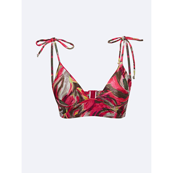 LCW DREAM Desenli Dolgulu Kadın Bikini Üst