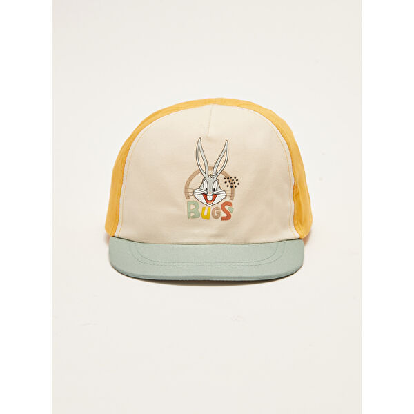 Bugs Bunny Baskılı Erkek Bebek Şapka