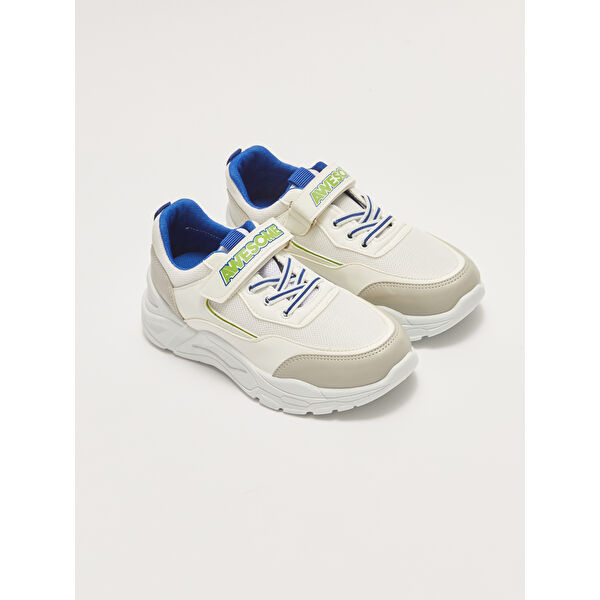 Renk Bloklu Bağcık ve Cırt Cırtlı Erkek Çocuk Spor Ayakkabı Renk Bloklu Bağcık ve Cırt Cırtlı Erkek Çocuk Spor Ayakkabı