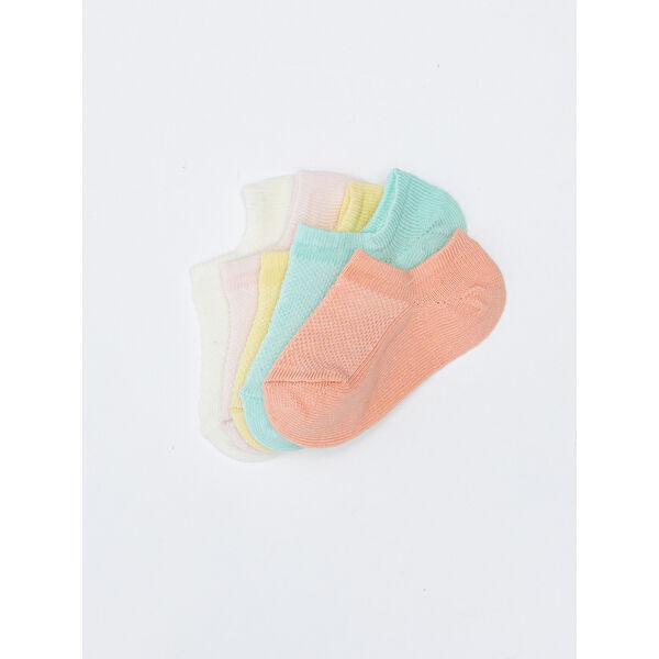 Basic Kız Bebek Patik Çorap 5'li