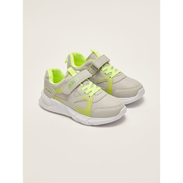 Renk Bloklu Bağcık ve Cırt Cırtlı Erkek Çocuk Spor Ayakkabı