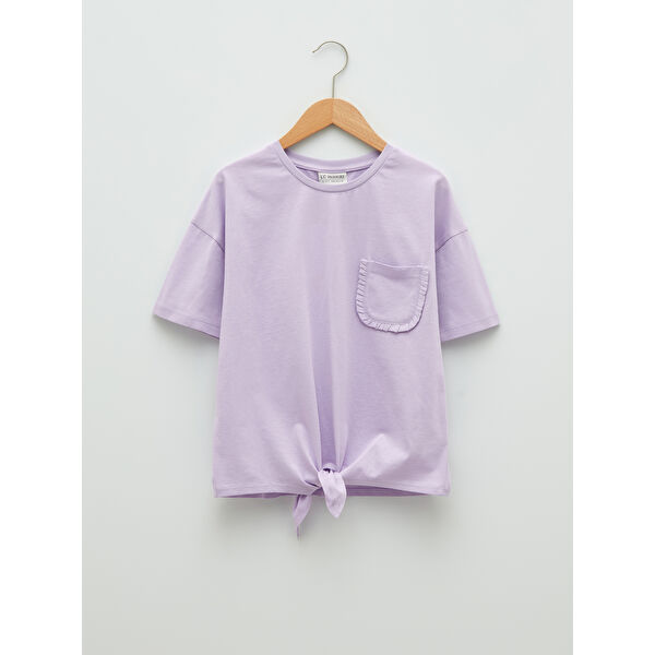 Bisiklet Yaka Basic Kısa Kollu Kız Çocuk Tişört Bisiklet Yaka Basic Kısa Kollu Kız Çocuk Tişört