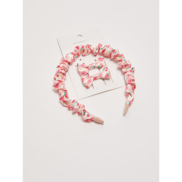 Meyve Baskılı Kız Çocuk Toka Seti 3'lü Meyve Baskılı Kız Çocuk Toka Seti 3'lü