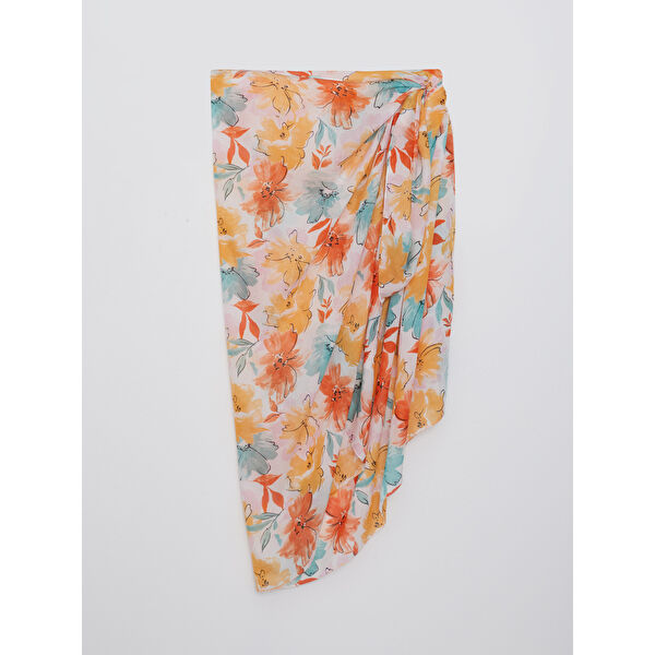 LCW DREAM Desenli Poplin Kadın Pareo