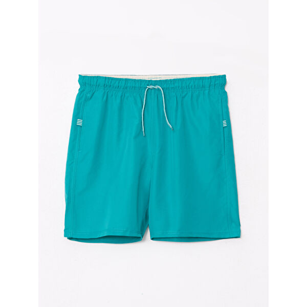 Diz Hizası Boy Basic Erkek Deniz Şortu Diz Hizası Boy Basic Erkek Deniz Şortu