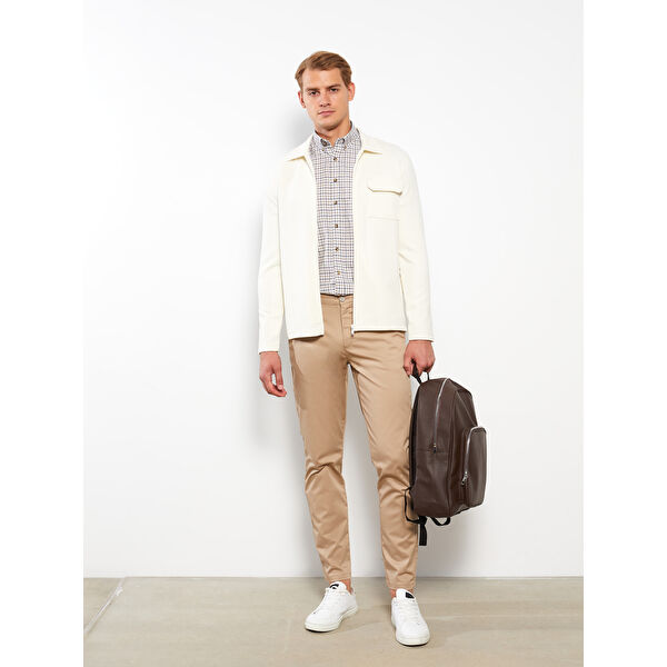 LCW CLASSIC Dar Kalıp Gabardin Erkek Chino Pantolon LCW CLASSIC Dar Kalıp Gabardin Erkek Chino Pantolon