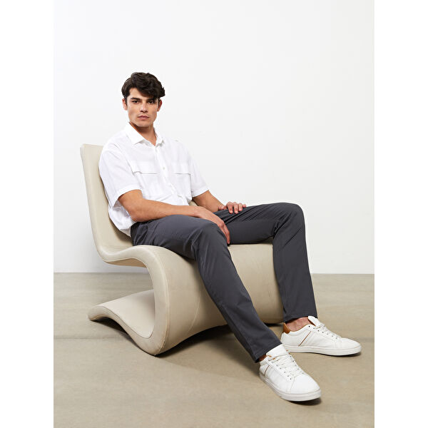 LCW CLASSIC Dar Kalıp Gabardin Erkek Chino Pantolon