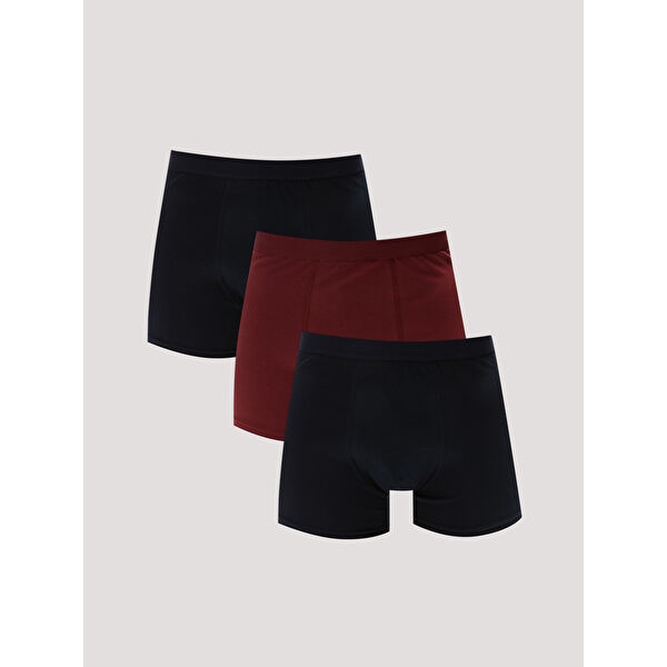 LCW DREAM Geniş Kalıp Esnek Kumaş Erkek Boxer 3'lü LCW DREAM Geniş Kalıp Esnek Kumaş Erkek Boxer 3'lü