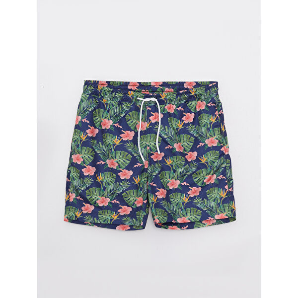 XSIDE Kısa Boy Desenli Erkek Deniz Şortu