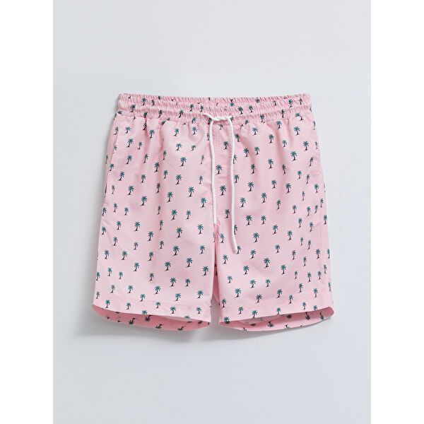 XSIDE Diz Hizası Boy Desenli Erkek Deniz Şortu