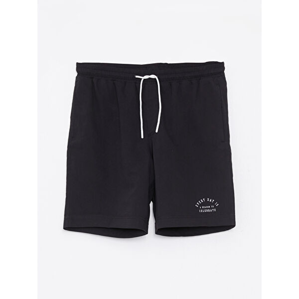 XSIDE Diz Hizası Boy Baskılı Erkek Deniz Şortu