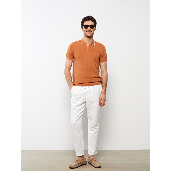 LCW CLASSIC Polo Yaka Kısa Kollu Erkek Triko Kazak LCW CLASSIC Polo Yaka Kısa Kollu Erkek Triko Kazak