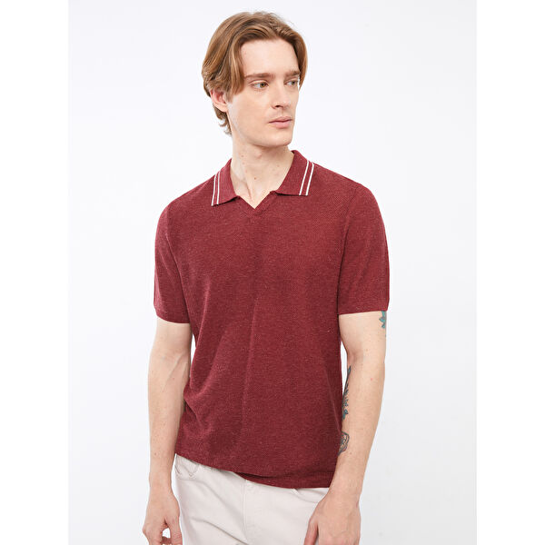 LCW CLASSIC Polo Yaka Kısa Kollu Erkek Triko Kazak LCW CLASSIC Polo Yaka Kısa Kollu Erkek Triko Kazak
