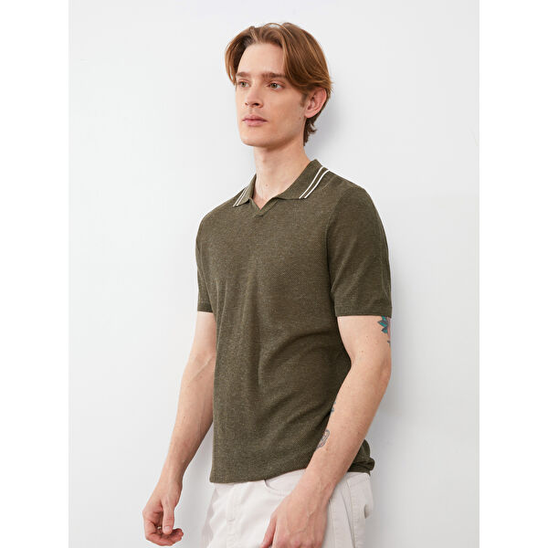 LCW CLASSIC Polo Yaka Kısa Kollu Erkek Triko Kazak LCW CLASSIC Polo Yaka Kısa Kollu Erkek Triko Kazak