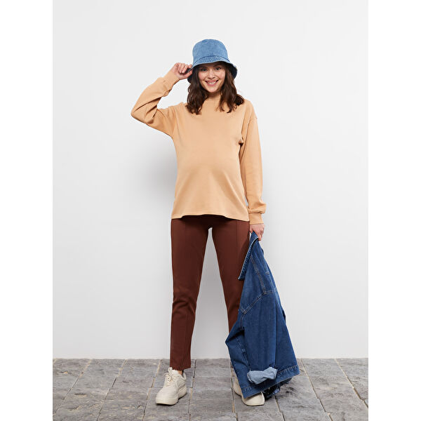 Karın Panelli Düz Cep Detaylı Hamile Jogger Eşofman Altı Karın Panelli Düz Cep Detaylı Hamile Jogger Eşofman Altı