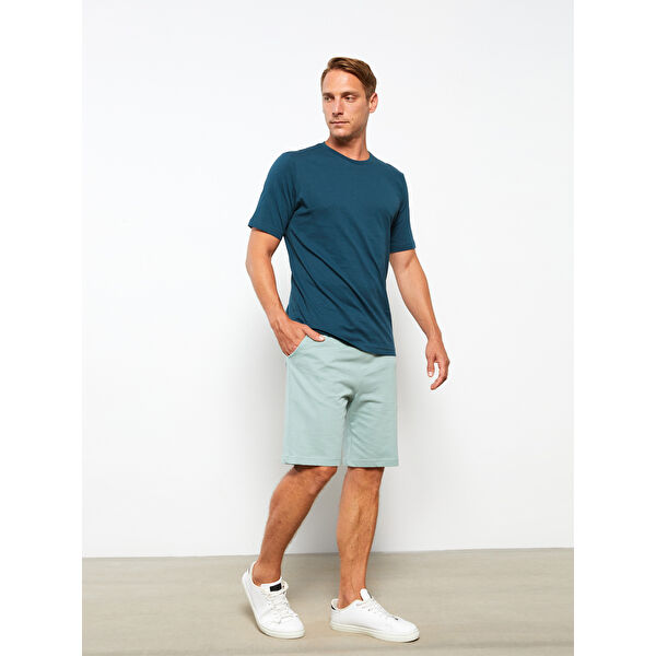 Standart Kalıp Beli Lastikli Erkek Şort